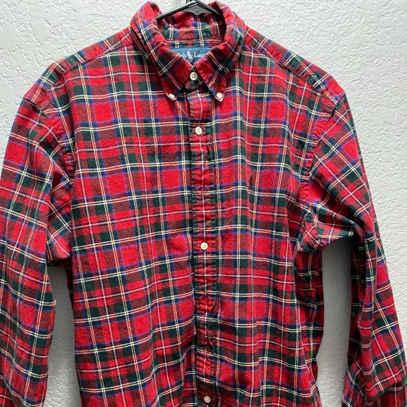 Polo Ralph Lauren | Shirts | Red Green Blue Polo Button Up | Poshmark